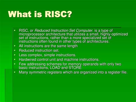 PPT CISC RISC PowerPoint Presentation Free Download ID