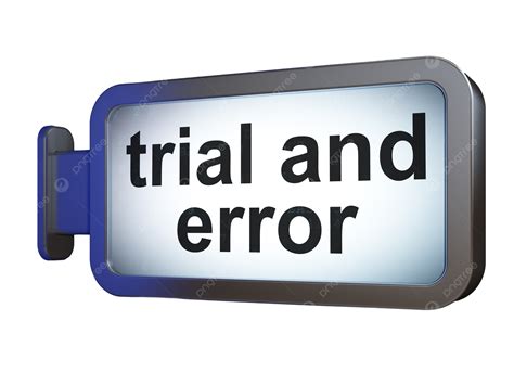 exploring through trial and error against a billboard backdropa