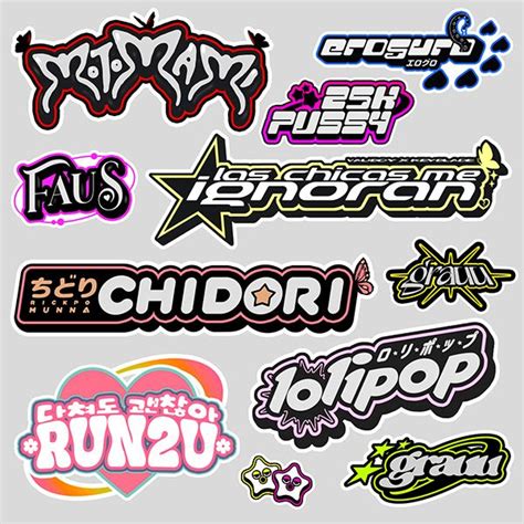 Y2k Graffiti Lettering And Typography