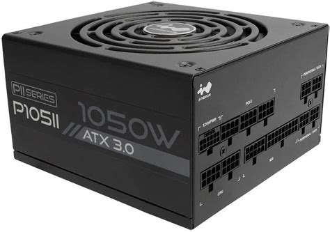 Полномодульный блок питания InWin P105II ATX12V V3.0, мощность 1300 Вт ...
