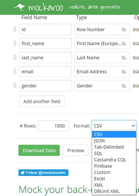 Mockaroo A Boon For Test Data Setup For Your Apis 🏆 Community Showcase Postman Community