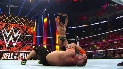 Wwe Hell In A Cell 2015 John Cena Vs Alberto Del Rio Full Us Title