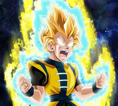 Ssj Rage Goten By Nightlokison On Deviantart