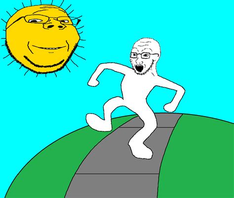 Soyjak Sidewalk Stroll Soy Boy Face Soyjak Know Your Meme