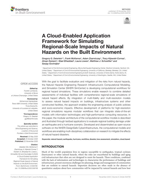 Pdf A Cloud Enabled Application Framework For Simulating Regional