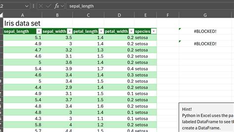 Python In Excel Is Not Working Giving Blocked Error Message
