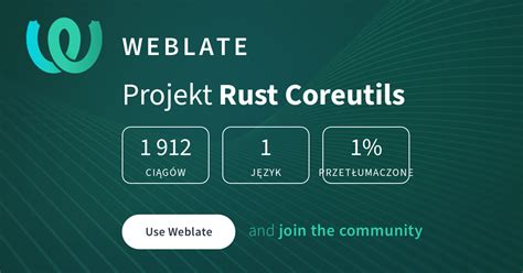 Rust Coreutils Polish Hosted Weblate