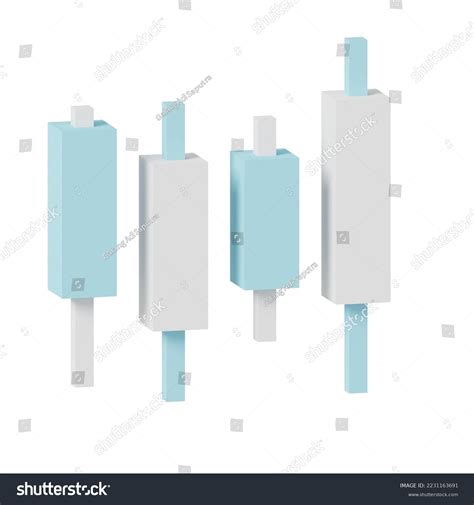 3d voxel icon candle chart stock illustration 2231163691 shutterstock