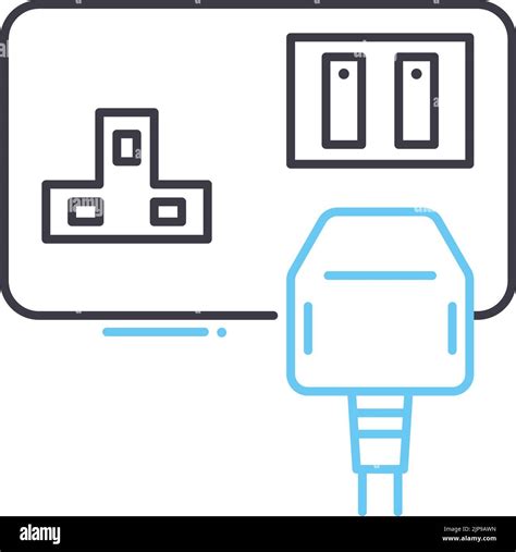Power Socket Symbol Stock Vector Images Alamy