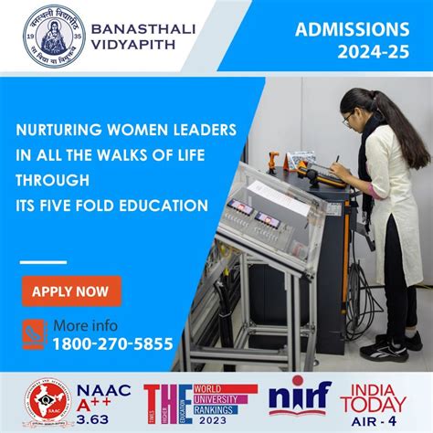 Dr Afroz Alam On Linkedin Admissions Open For 2024 25 Banasthali