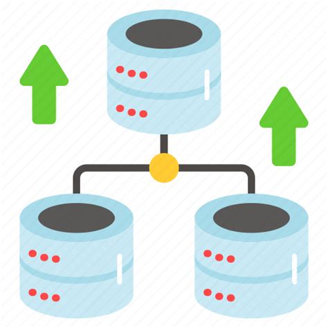 Database Network Server Data Datacenter Storage Racks Icon