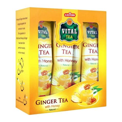 Vital Ginger Tea With Honey 10 Sachets Grocify