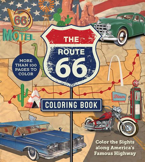 Route 66 Coloring Pages 2025