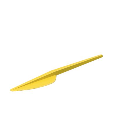 Yellow Plastic Knife