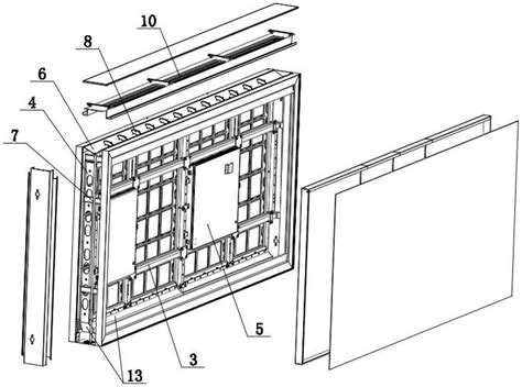 一种lcd电子站牌的通风散热结构的制作方法