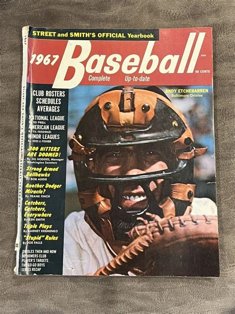 1967 Street And Smiths Official Yearbook Magazine Andy Etchebarren
