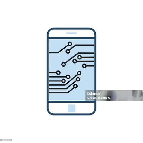 Mobile Ai Processor Vector Icon Mobile Icon Used In Artificial Intelligence Icon And Mobile