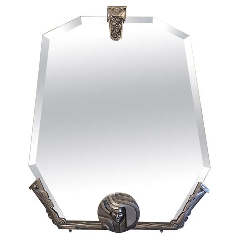 Vintage French Art Deco Wall Mirror For Sale At 1stdibs