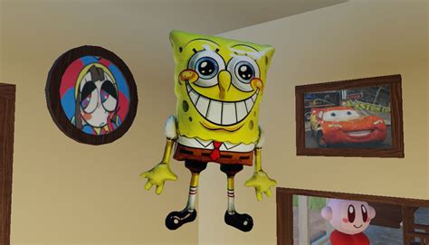 Spongebob Balloon By Redkirbdaredpuffball On Deviantart