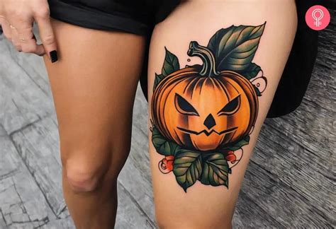 8 Awesome Pumpkin Tattoo Ideas And Designs With Meanings