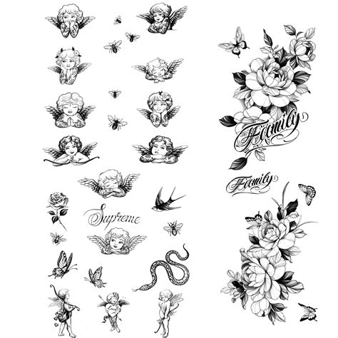 Mua Roarhowl Butterfly Flower Tattoo Super Sexy Fake Tattoo Womens
