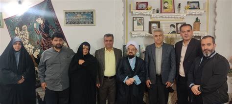 دیدار جمعی از مسئولان با خانواده شهید سید جعفر عبادیان در امیر کلا عکس