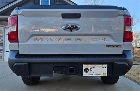 Tremor Tailgate Letters Mavericktruckclub 2022 Ford Maverick