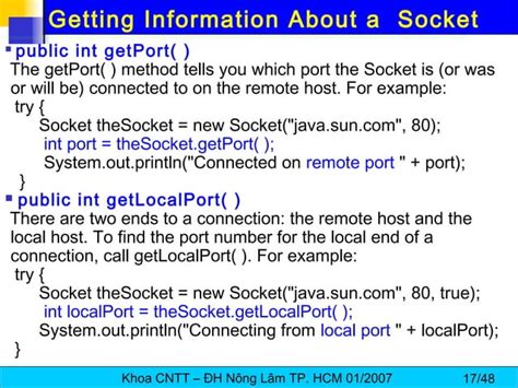 Socket Programming Ppt