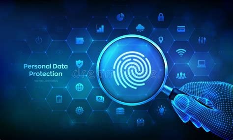 Personal Data Protection Fingerprint Biometrics Identification Cyber