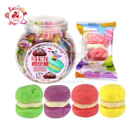Supply Halal Macarone Shaped Gumdrop Chewy Gummy Candy Ch J481
