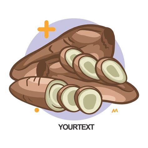 Cassava Cake Logo Over 7 Royalty Free Licensable Stock Illustrations