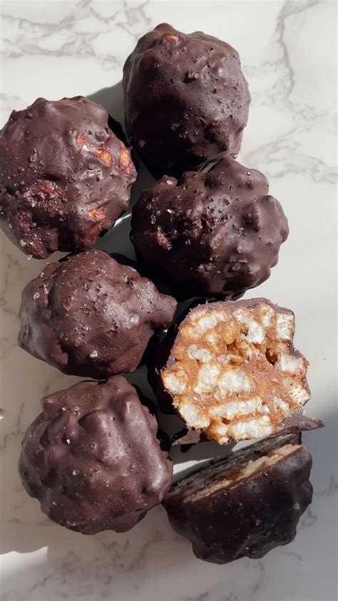 Chocolate Crunch Bites In 2023 Healthy Sweets Recipes Interesting Food Recipes Yummy Healthy