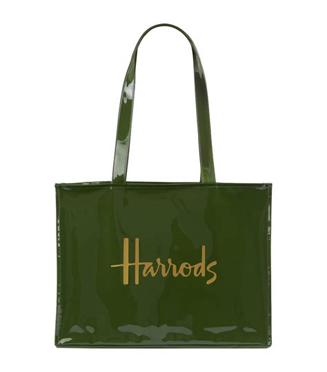 Harrods Green Logo Tote Bag Harrods Ae