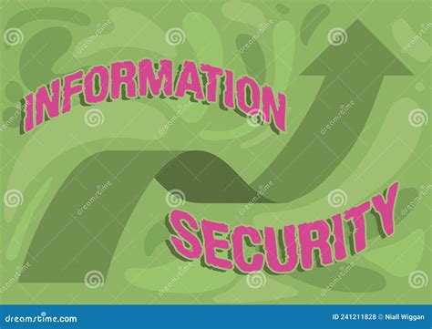 Inspiration Showing Sign Information Security Concept Meaning Infosec