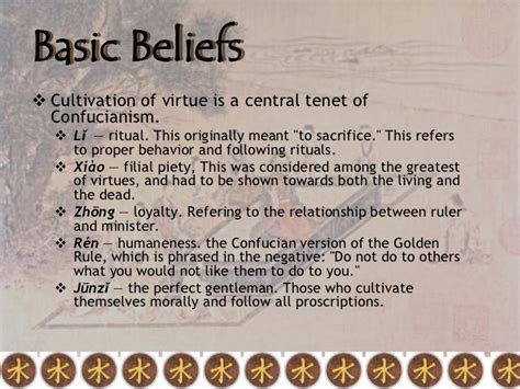 Confucianism Major Beliefs Ancient China Confucius And Confucianism