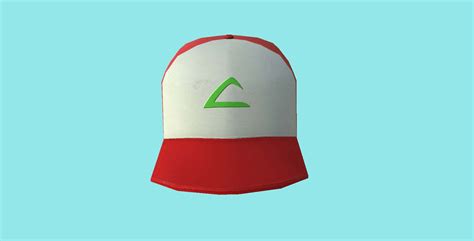 Baseball Cap Ash Ketchum Pokemon D Model By Gsommer