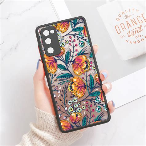 Elegant Matte Flower Design Hard Phone Case Premium Protection For