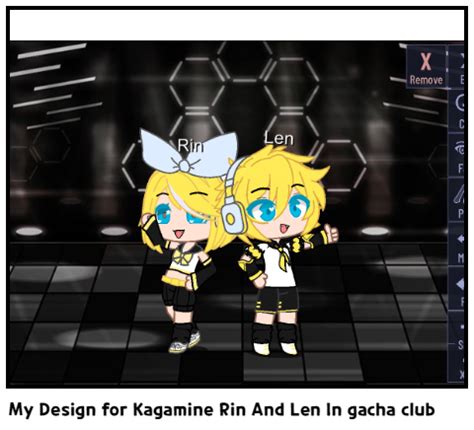 My Design For Kagamine Rin And Len In Gacha Club Comic Studio