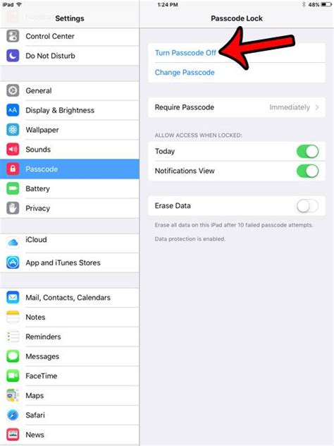 How To Turn Off The Passcode On An IPad In IOS 9 Solve Your Tech