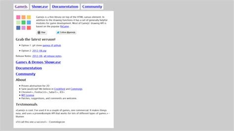 个HTML 和JavaScript游戏引擎库 HTML 技术网