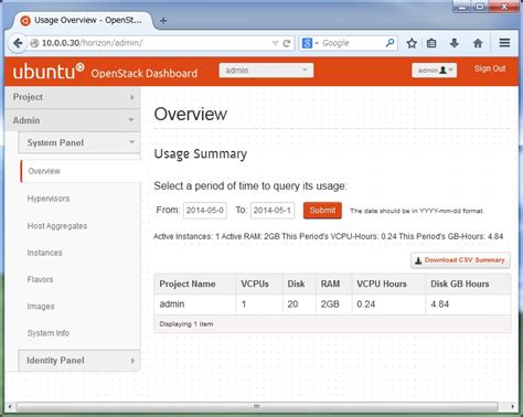 Ubuntu 1404 Lts Openstack Icehouse Configure Horizon Server World