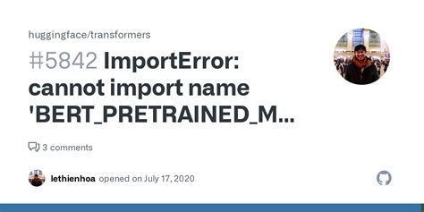 Importerror Cannot Import Name Bertpretrainedmodelarchivemap From Transformers · Issue