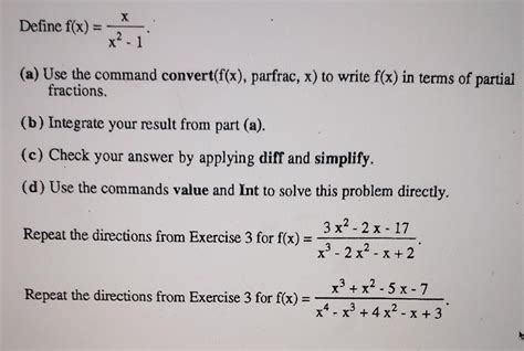 Solved Answer Only With Maple Software Code Solve This