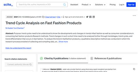 Trend Cycle Analysis On Fast Fashion Products