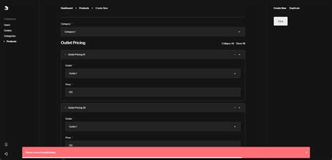 Custom Validation Field Is Not Highlighted In Red · Payloadcms Payload