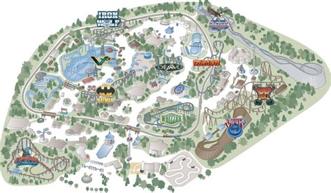 Theme Park Brochures Six Flags Great America Theme Park Brochures