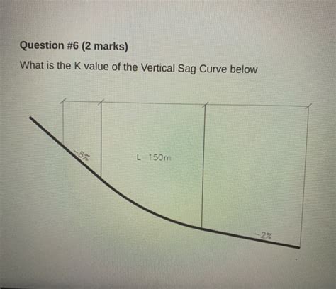 solved question 6 2 marks what is the k value of the