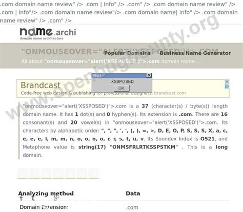 All Vulnerabilities For Namearchi Patched Via Open Bug Bounty