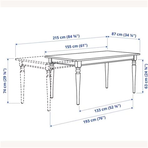 Ikea Ingatorp Extendable White Dining Table Aptdeco