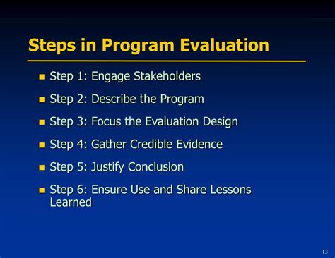Ppt Comprehensive Guide To Program Evaluation Cdc Framework